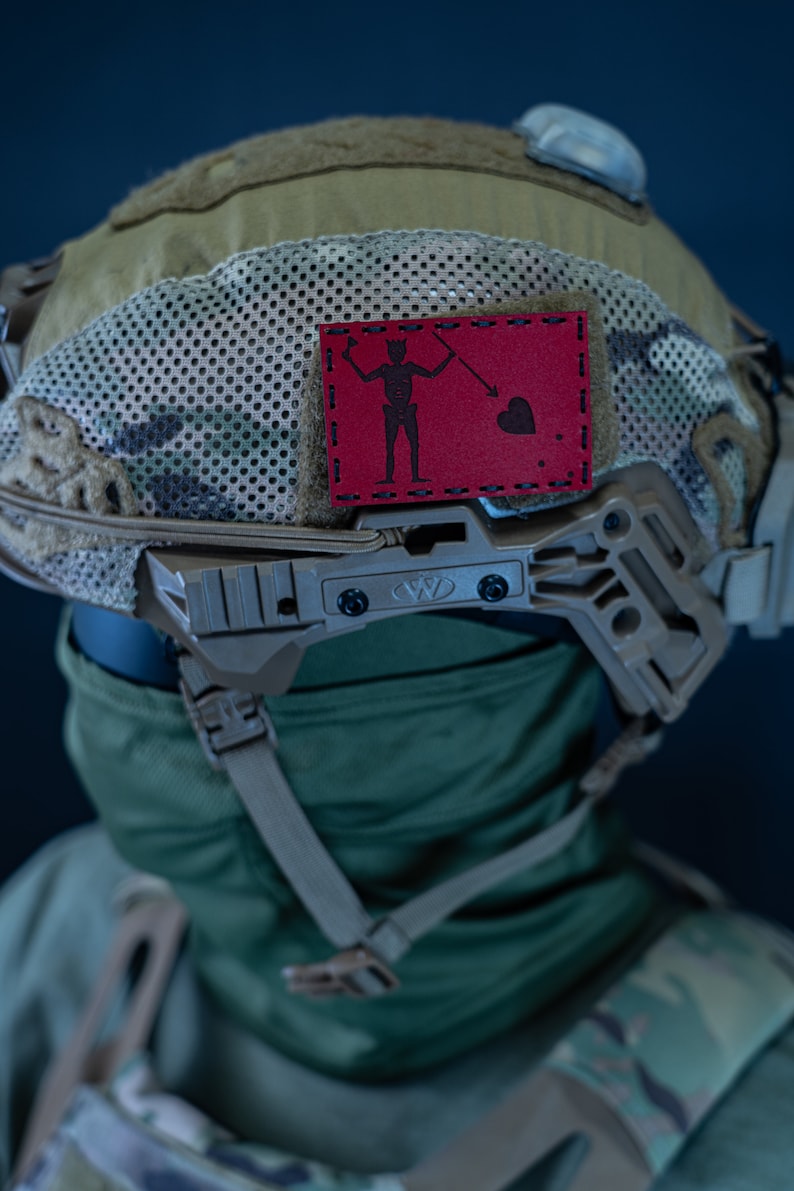 Leather Patch | Blackbeard Flag Patch | Morale Patch | Pirate Patch ...