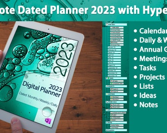 Onenote Obsessed Digital Planner - Etsy
