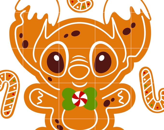 Cute Gingerbread Man File / Christmas Stitch/ Cute Snowman/ Christmas ...