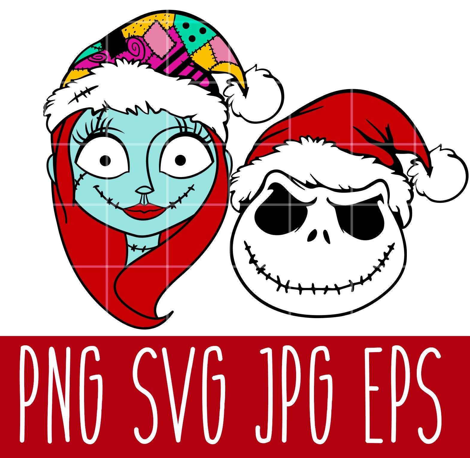 Jack & Sally Navidad Svg Sandy Claws SVG Pesadilla Svg - Etsy España