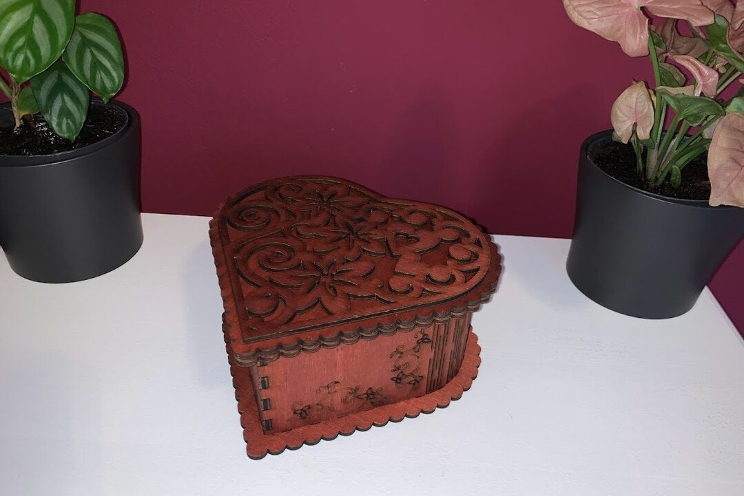 Heart Box, Box - Etsy
