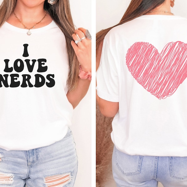 I Love Nerds Shirt - Etsy