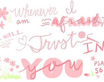 Bible Verse A4 Printable - Etsy