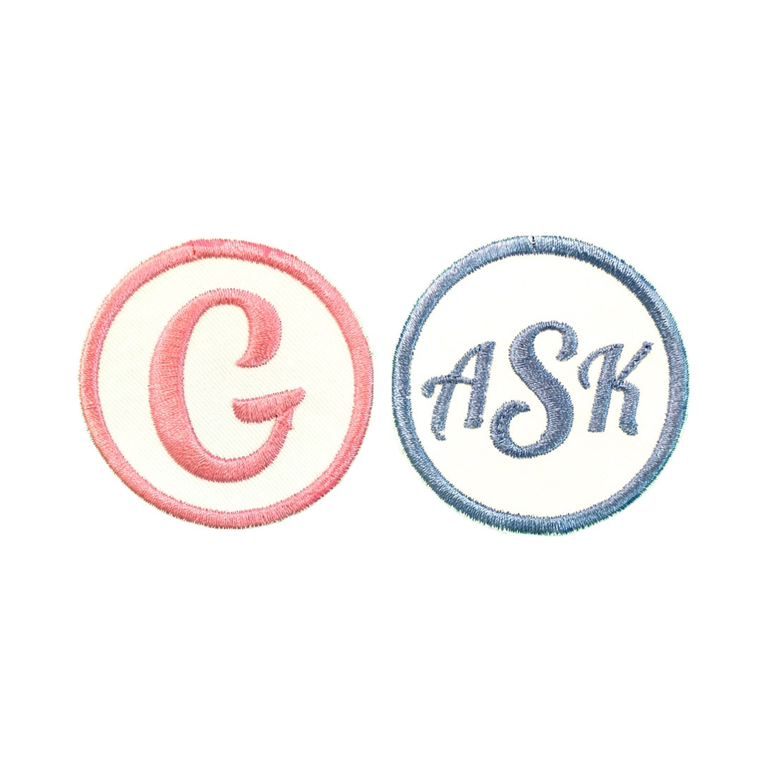 2” Monogram Patch - Etsy