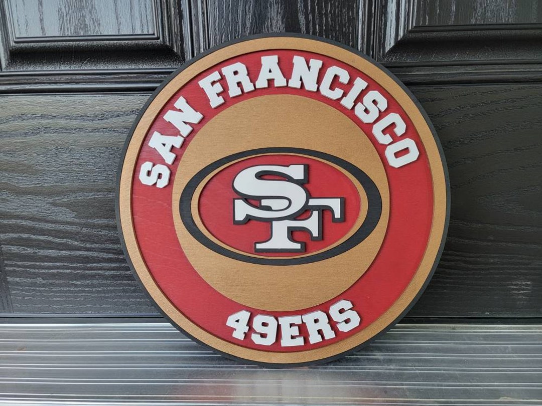San Francisco 49ers Door Sign 49ers Sign 49ers Wall Hanger - Etsy