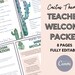 Cactus Meet the Teacher Template | Meet the Teacher Editable Template ...