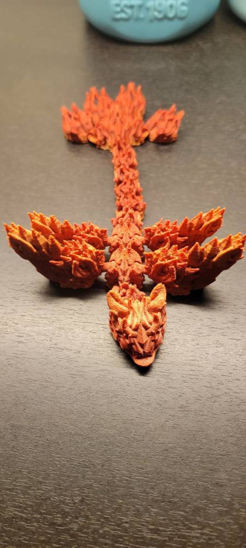 Fire Dragon Sprite 3D Printed - Etsy