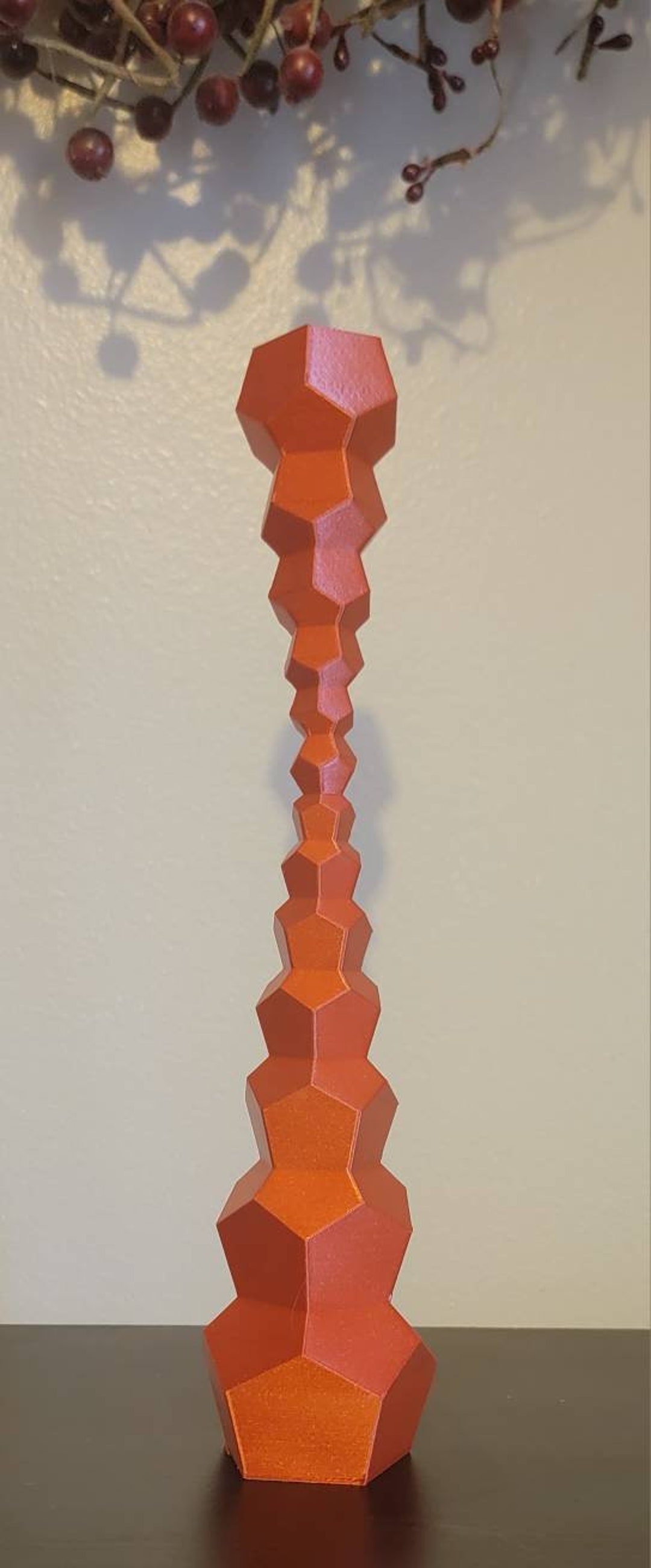 Vase - Home Decor Fireball 3D Printed - Etsy