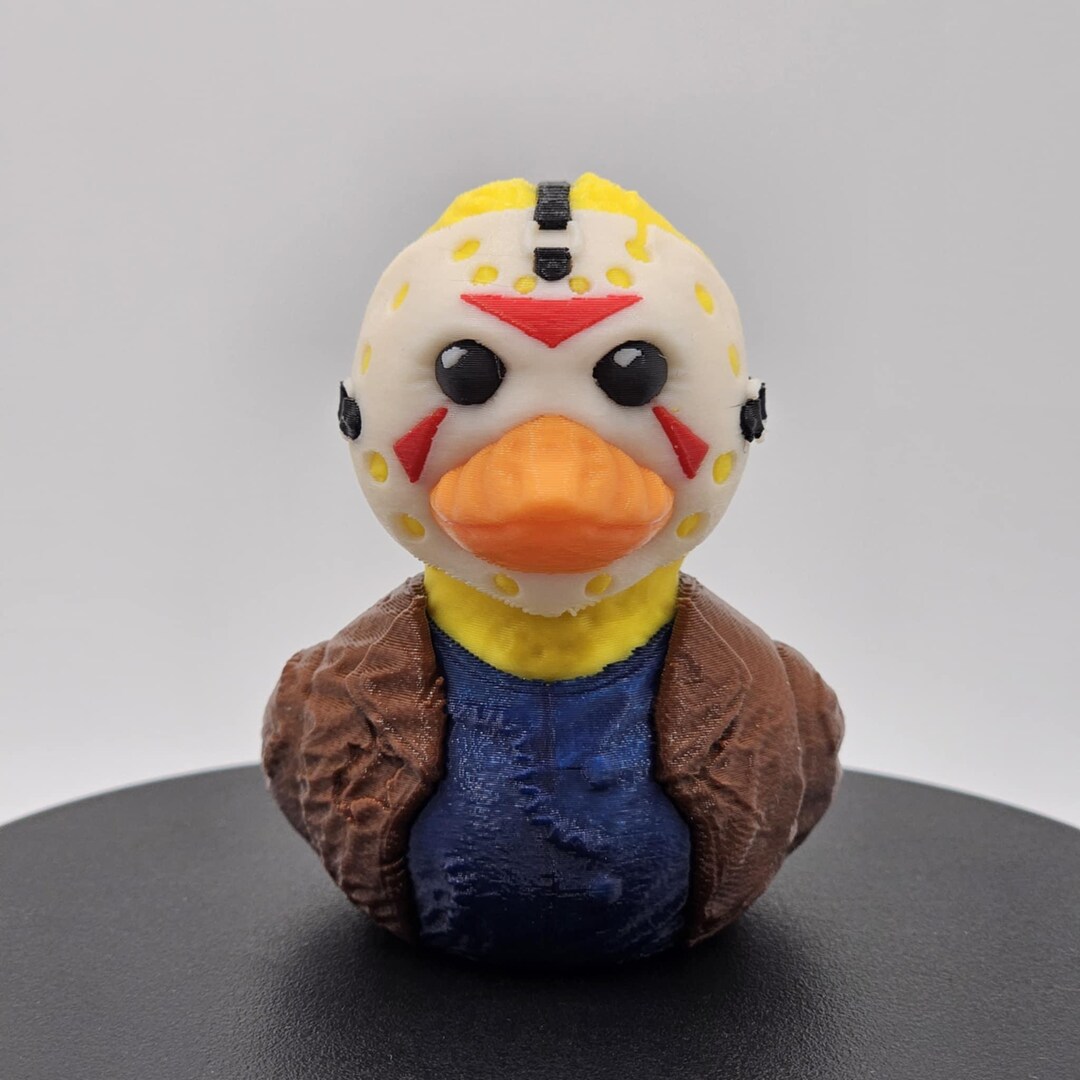 3D Printed Horror-themed Jeep Duck – Slasher-inspired Collectible for ...