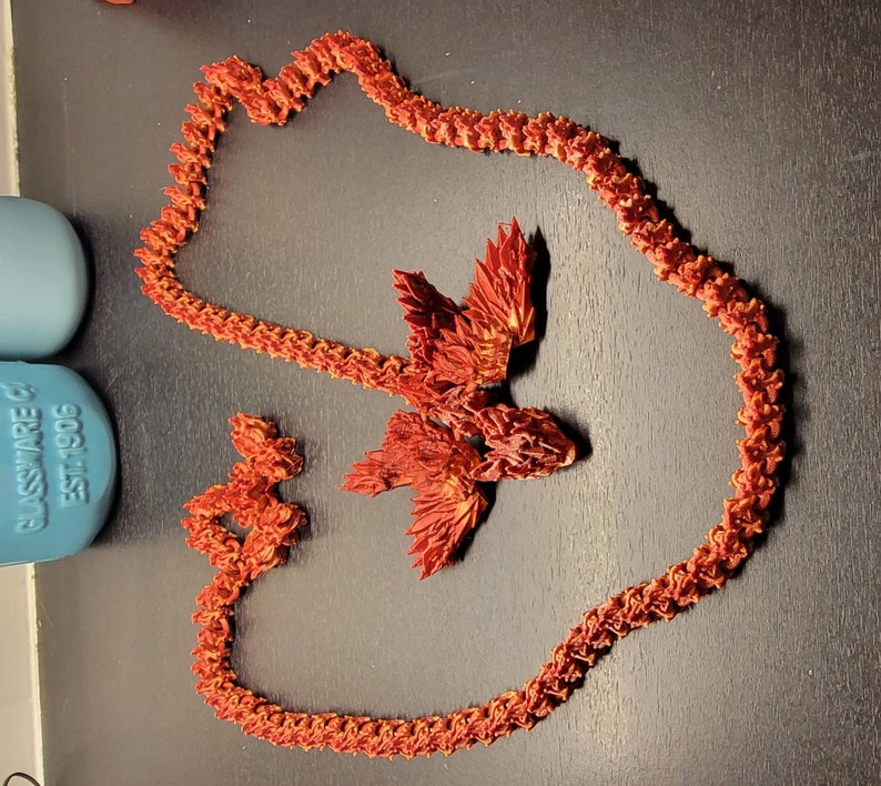 Fire Dragon Sprite 3D Printed - Etsy