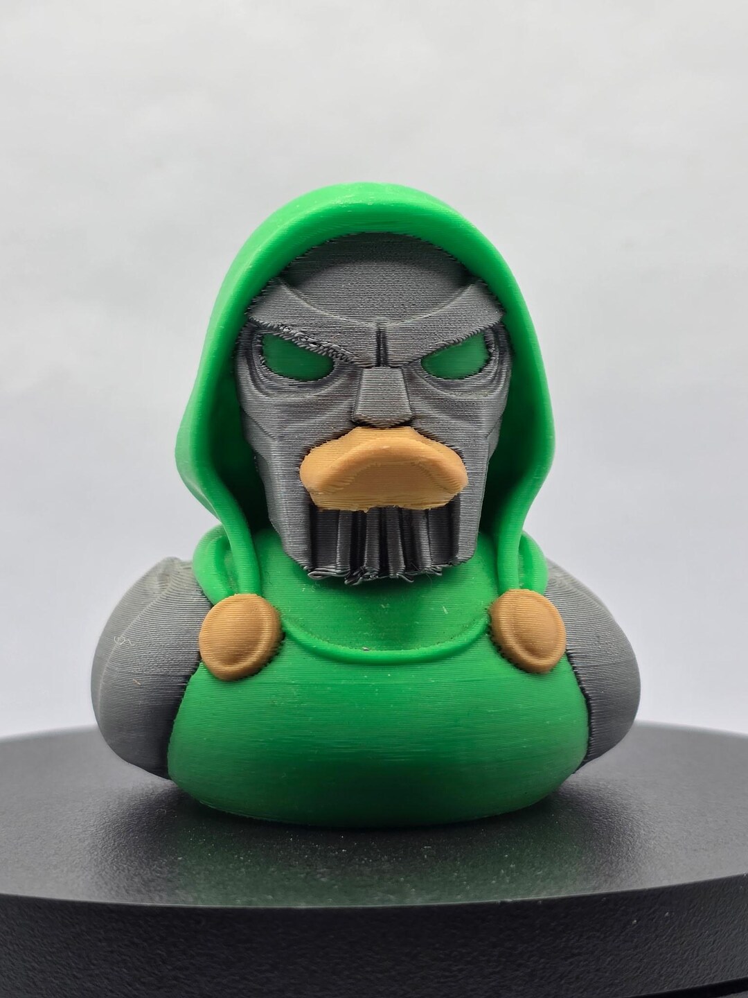 3D Printed Armored Villain Jeep Duck | Green Hood Jeep Duck Collectible ...