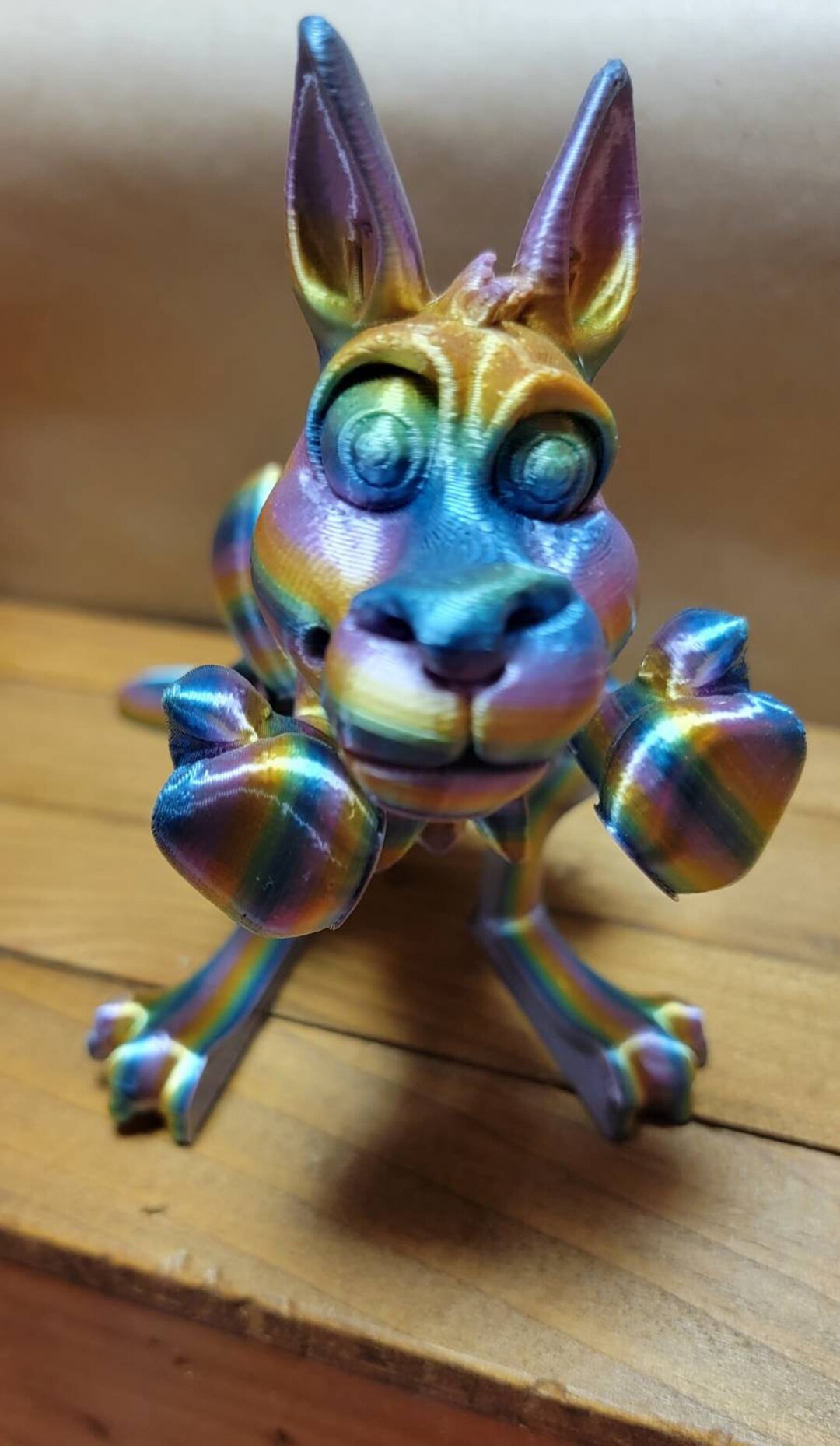 Flexi Kangaroo and Joey Boxing 3D Printed - Etsy