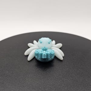 Snowflake Spider Fidget Buddy 3D Printed Sensory Toy Icy Winter ...
