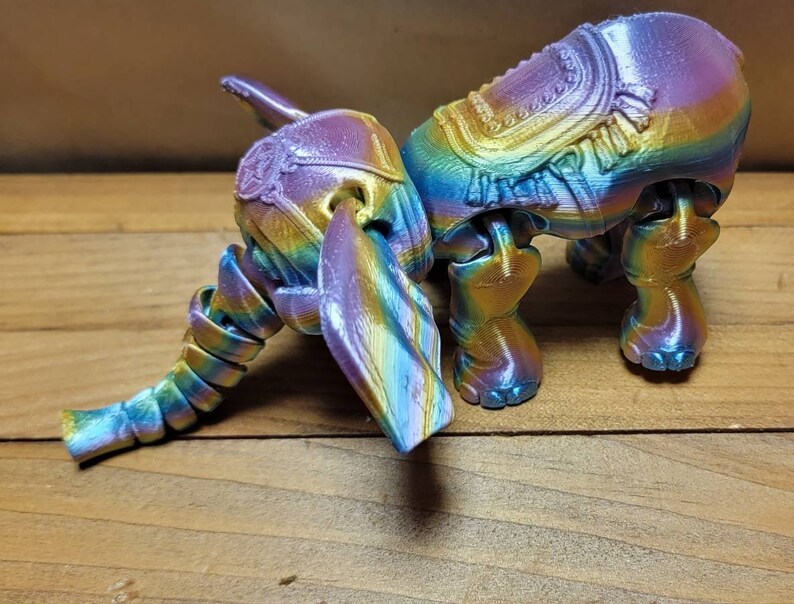 Flexi Circus Elephant With Ball and Podium 3D Printed - Etsy