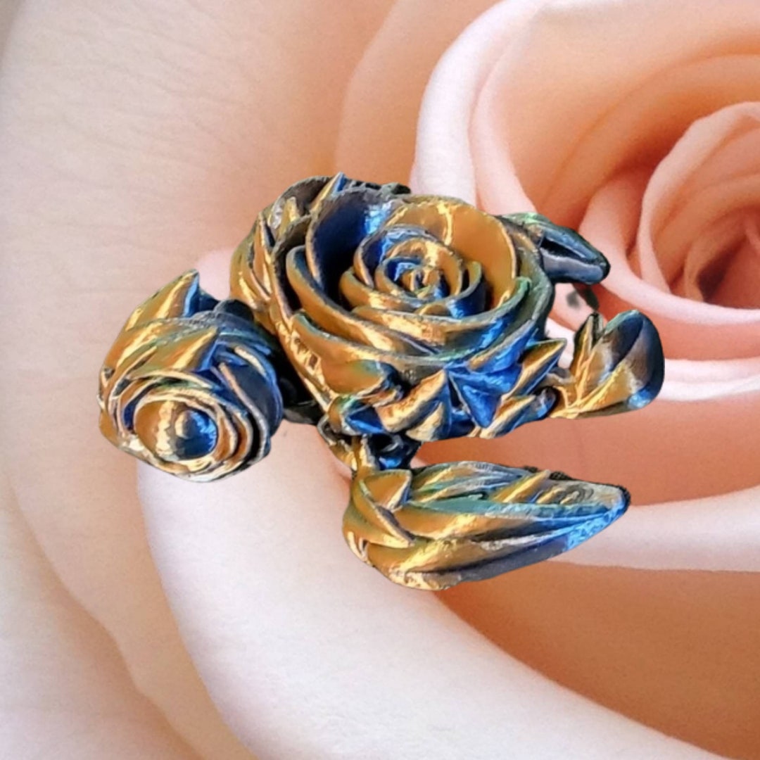 Articulated Rose Turtle "rosurtle" - 3D Printed - Etsy