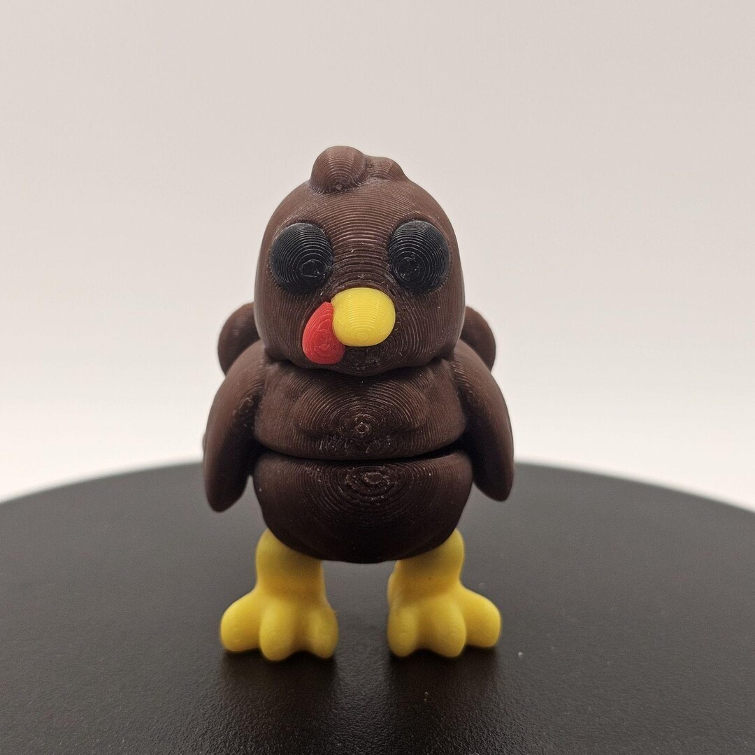 Turkey Fidget Buddy - 3D Printed Sensory Toy - Articulated Design ...