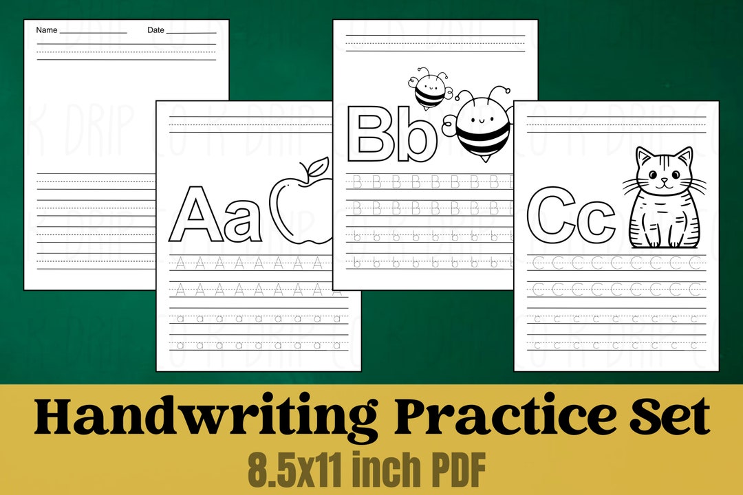 Printable Handwriting Practice, Practice Sheets for Kids, Kid's ...