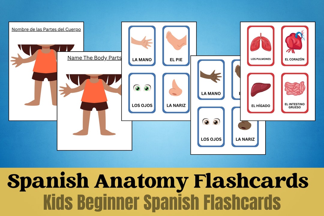 Kids Spanish Learning Kit, Educational Spanish Resources, Printable ...