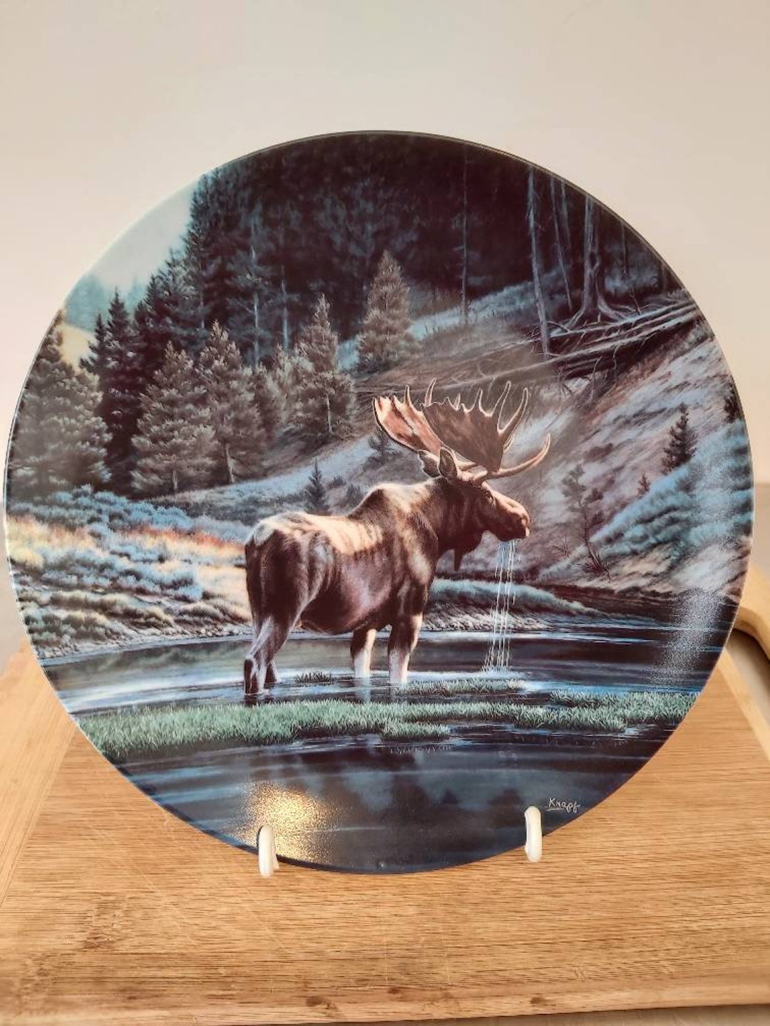 Collector's Plate Dominion China the Moose - Etsy