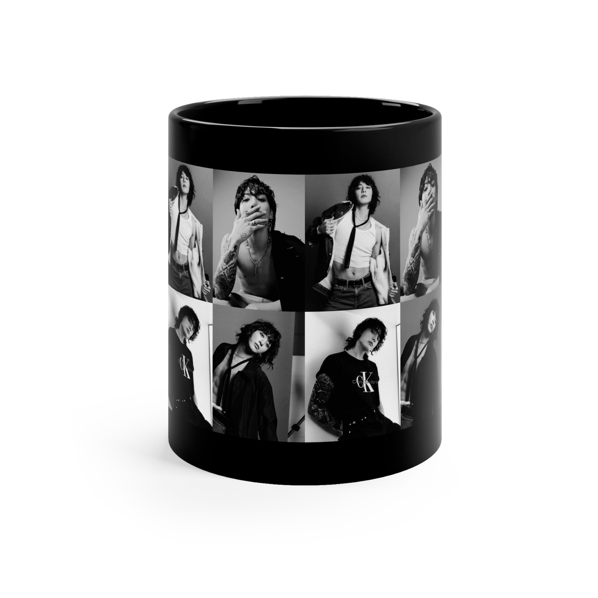Jungkook Coffee Mug, BTS Coffee Mug, JK 11oz Black Mug - Etsy