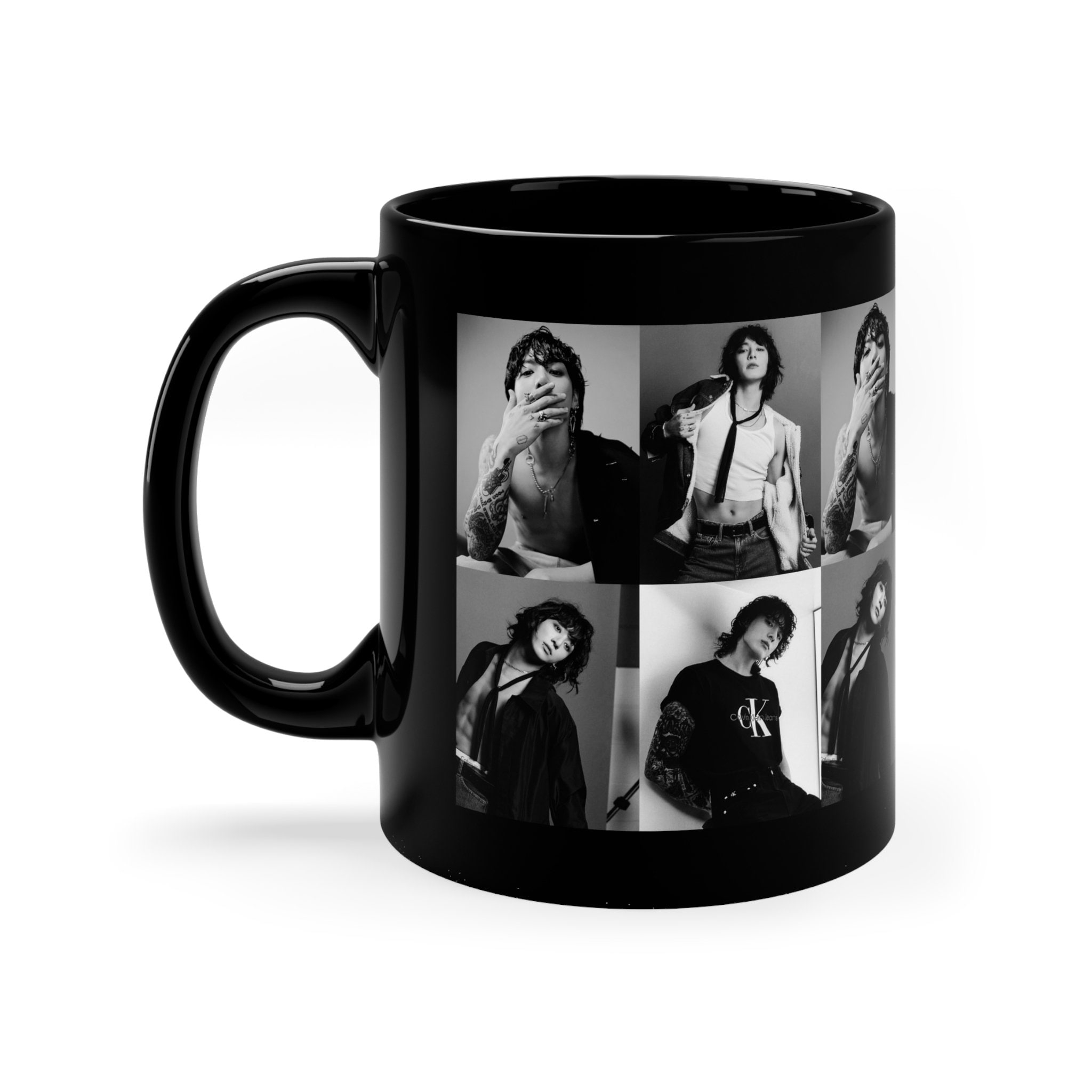Jungkook Coffee Mug, BTS Coffee Mug, JK 11oz Black Mug - Etsy Canada