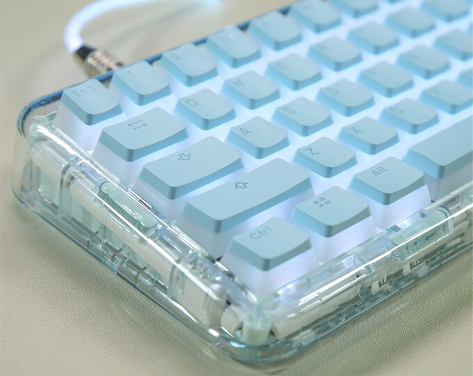 ANSI Japanese Kanji PBT Pudding Keycaps Orange sizes for 104, 80 TKL ...