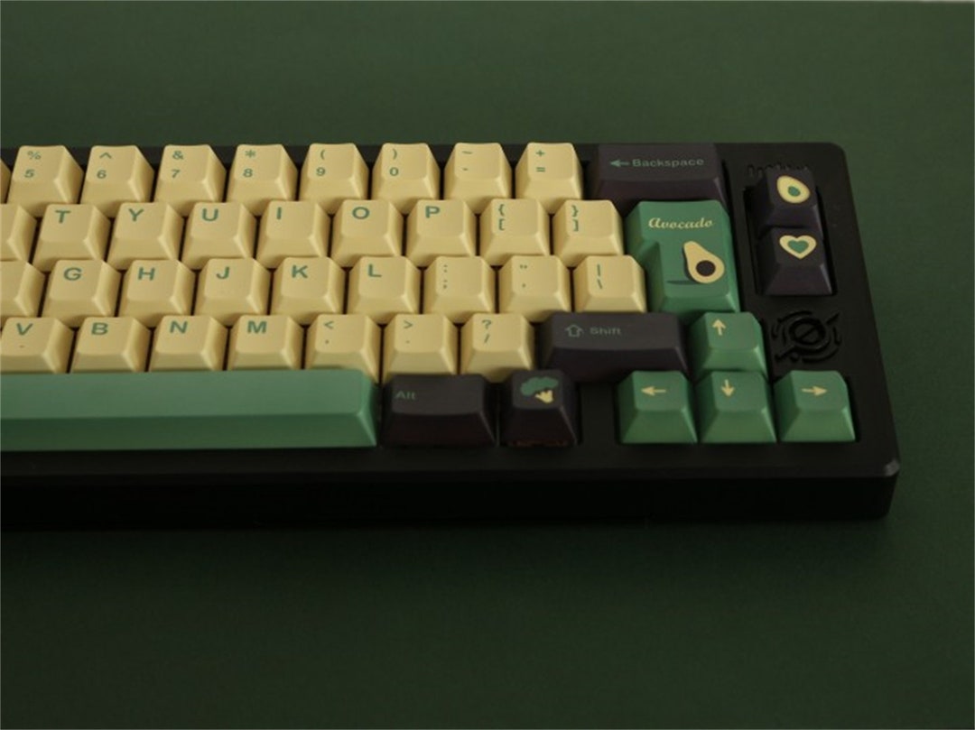 Avocado Theme Keycaps Set, Cherry Profile Keycaps, Green Gaming Keycap ...