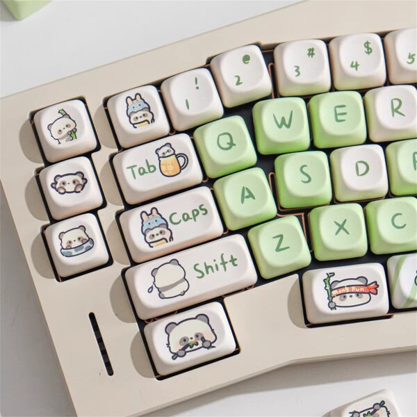Panda Theme Keycaps - Etsy
