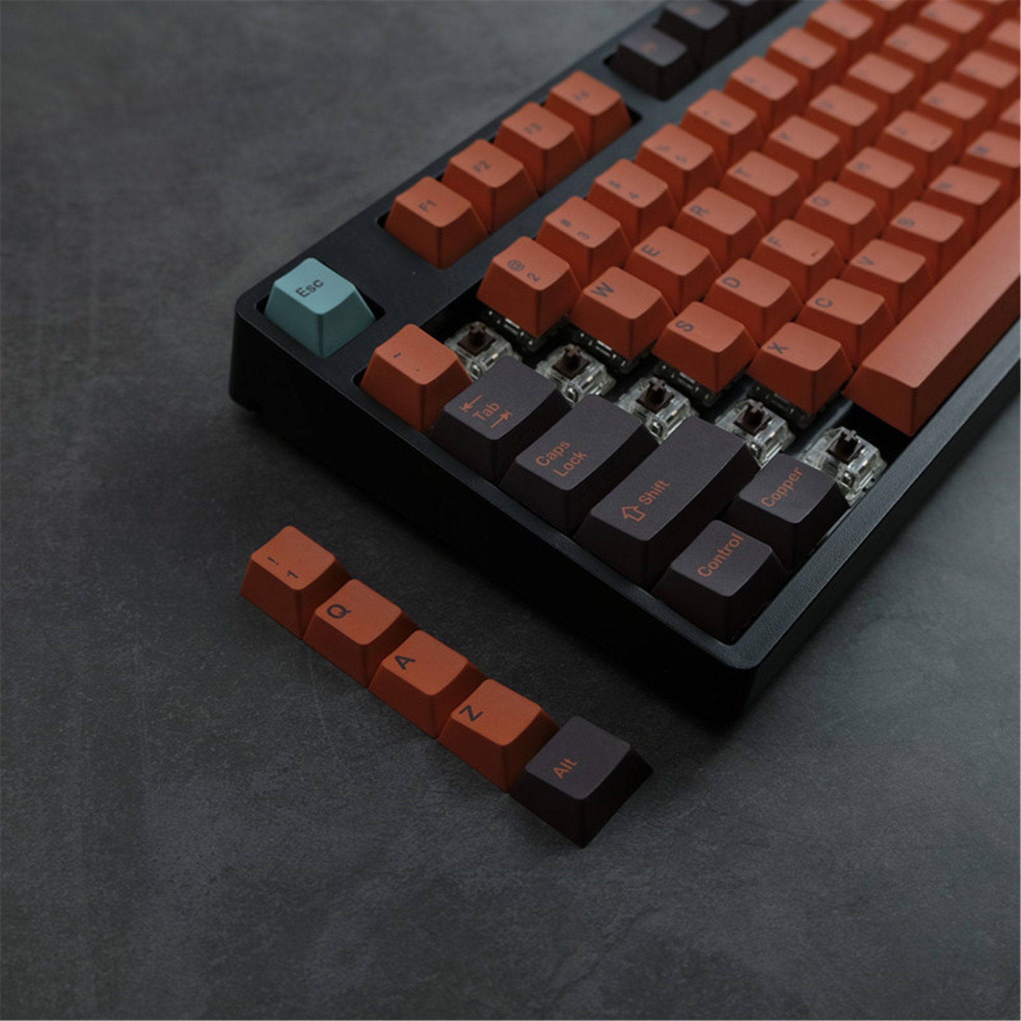 Gmk Copper Cthulhu Theme Cherry Profile Keycaps, 140 Keys Keycap Set ...