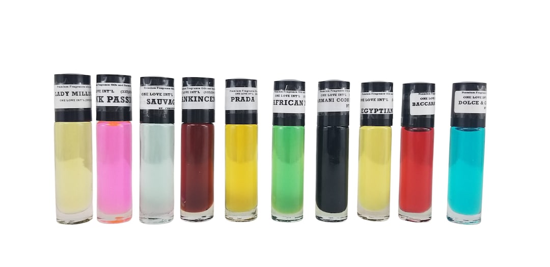 Scented Body Oils for Men Women Unisex, Perfume/cologne Fragrance Roll ...