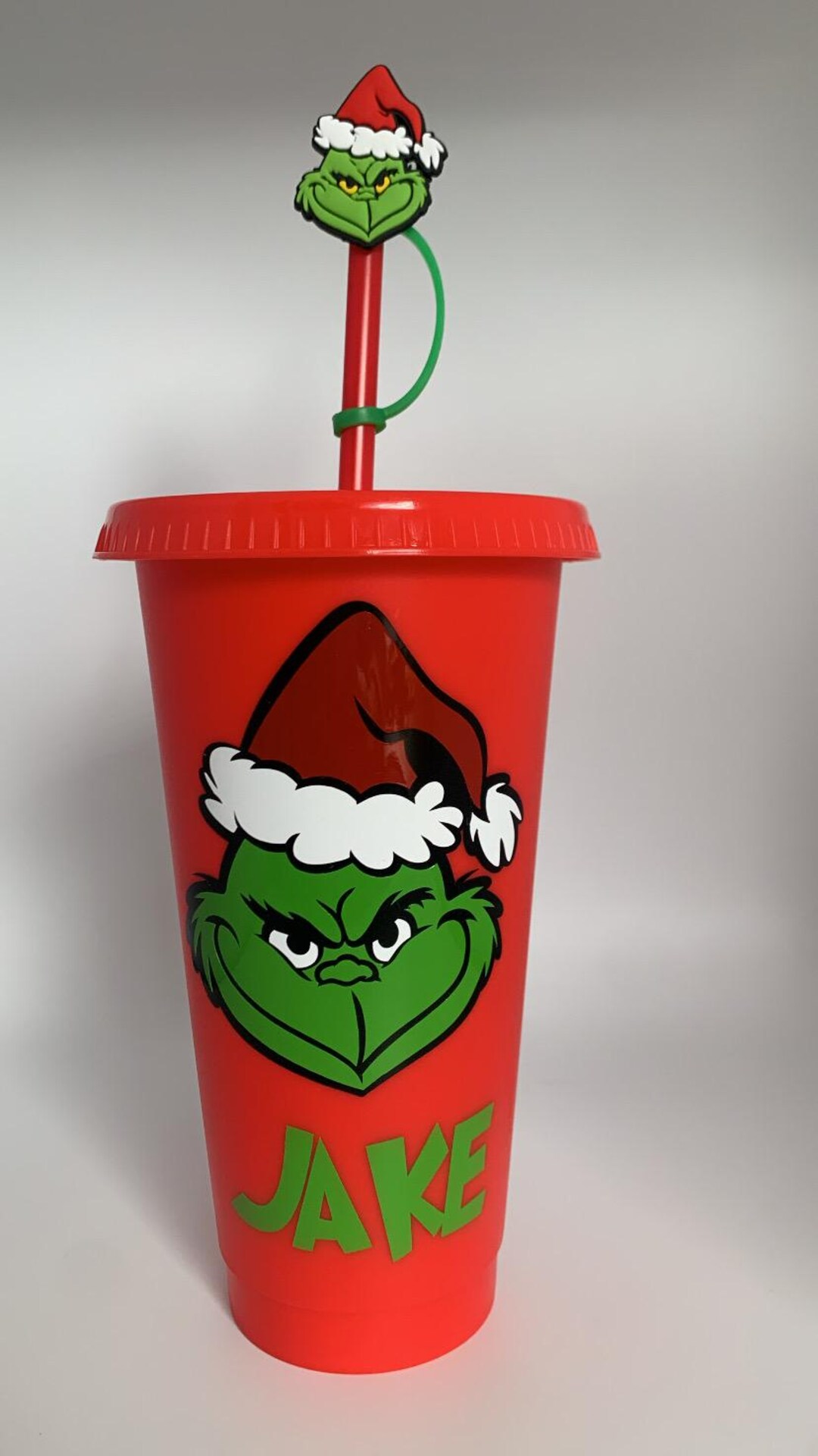 The Grinch Personalised Cold Cup - Etsy UK