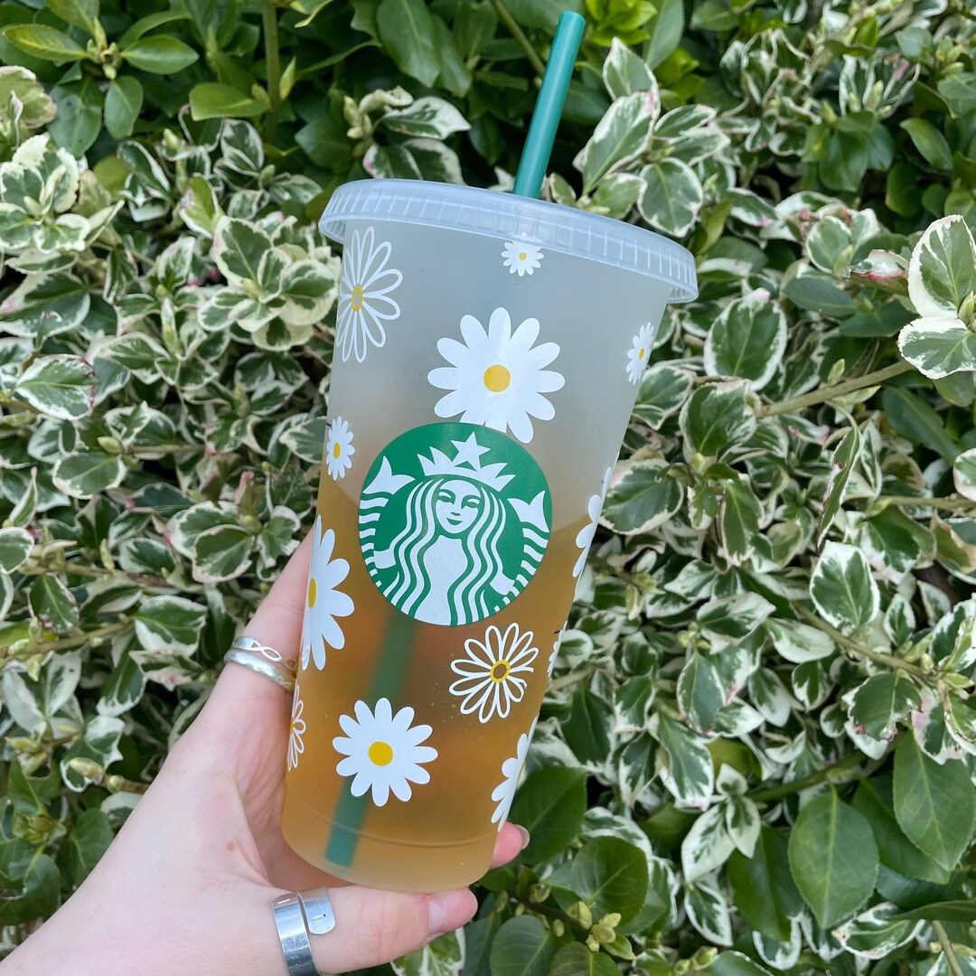 Daisies Starbucks Inspired Cold Cup - Etsy UK