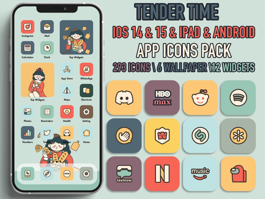 Fits Ios 18 - 293 Simpleicons for IOS and Android, Cottagecore ...