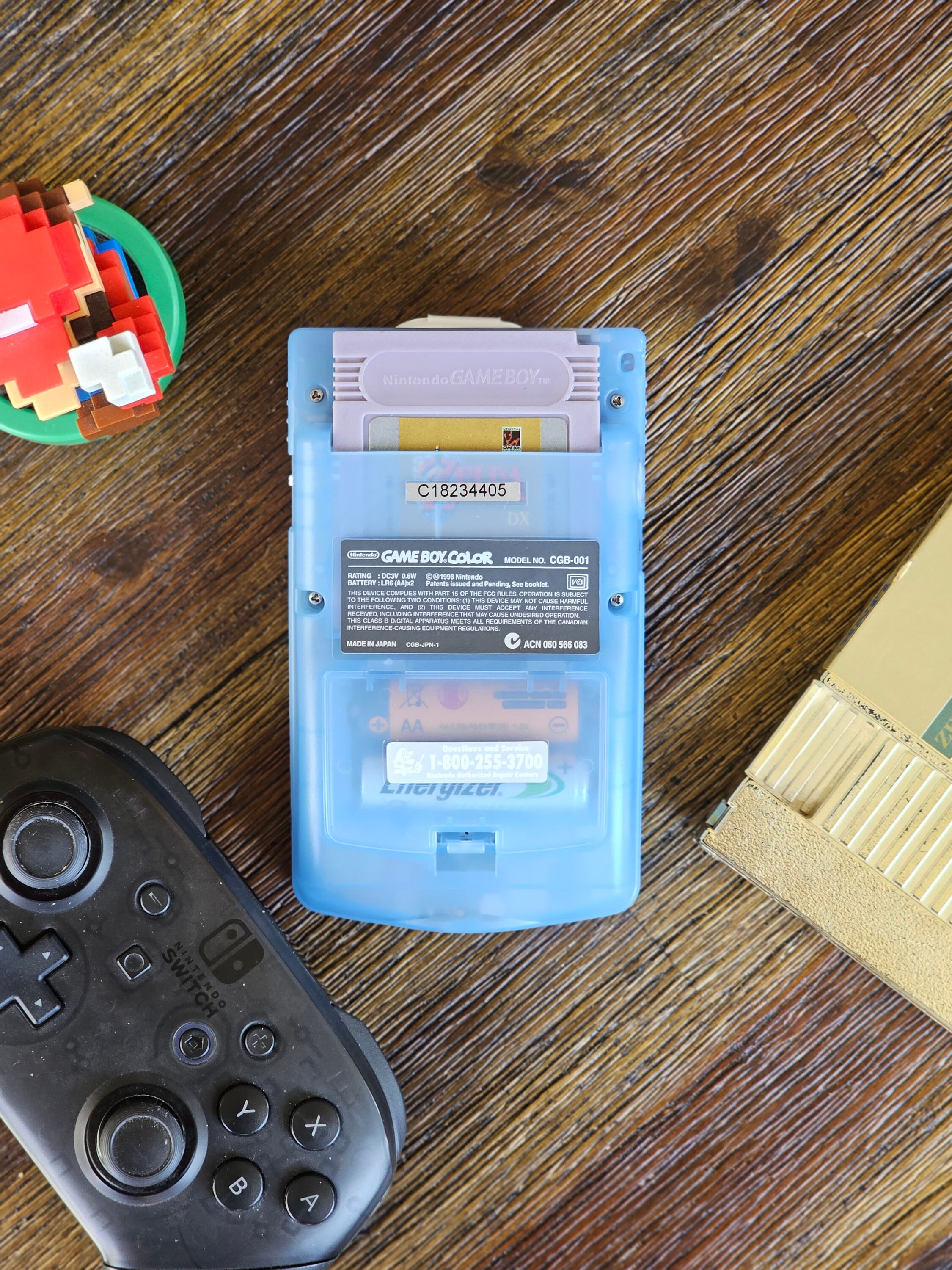 Custom Sky Blue Game Boy Color With IPS Display and Light up - Etsy
