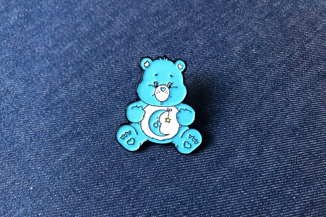 The Care Bears- "bedtime Bear"- '80's Retro Collector Pin - Etsy