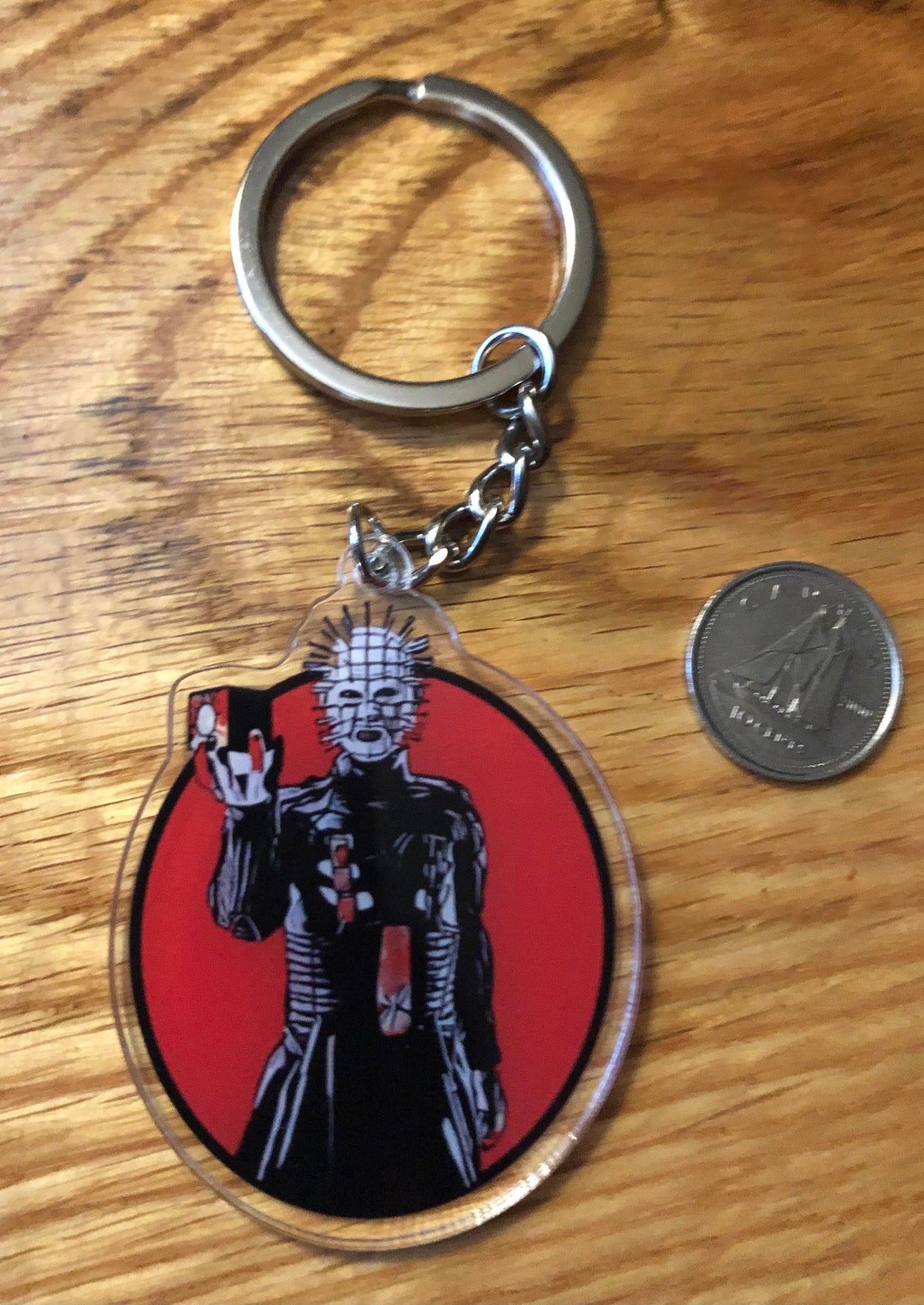 Hellraiser pinhead cenobite Keychain - Etsy