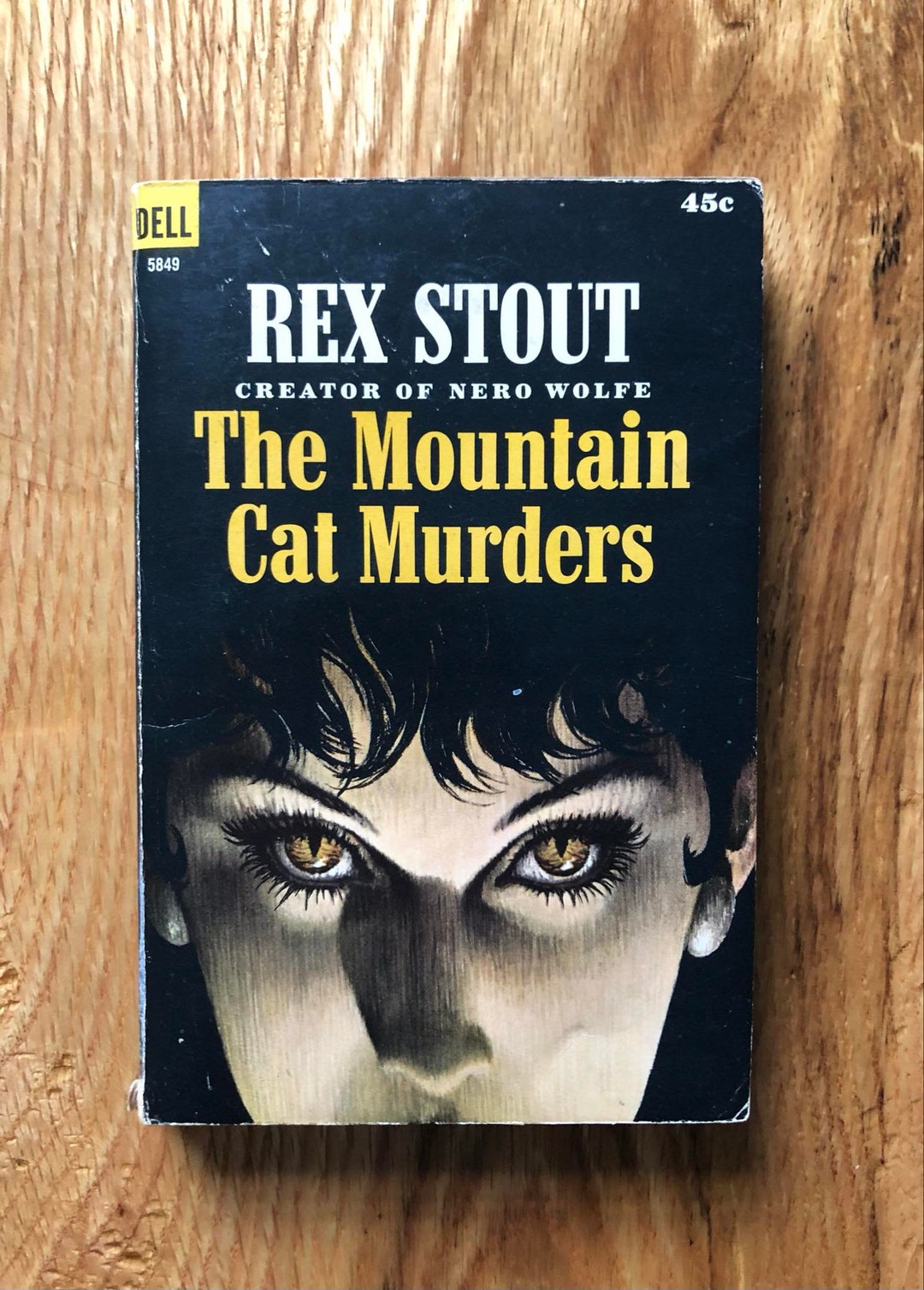 The Mountain Cat Murders- Rex Stout- Dell Books 1964 - Etsy