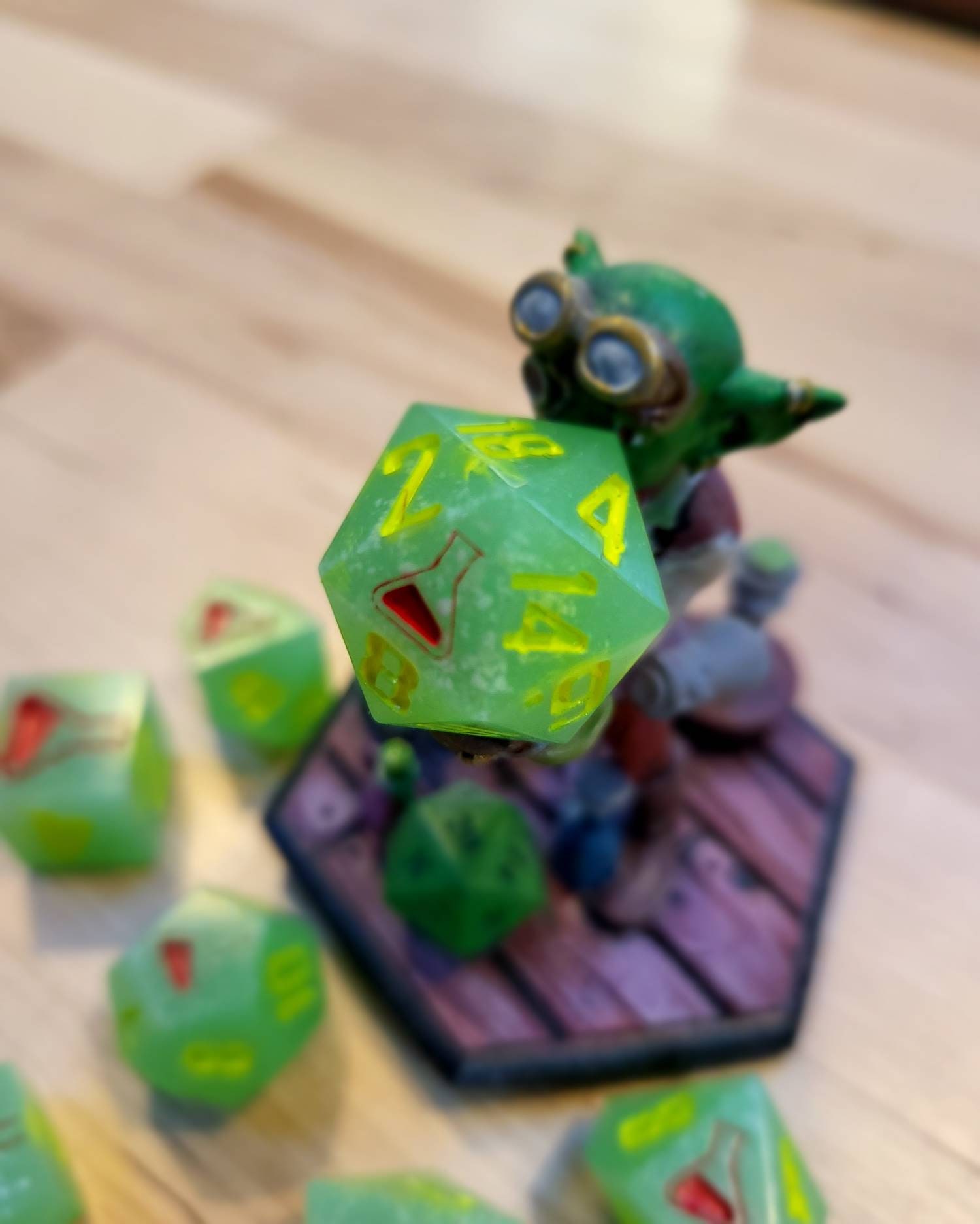 Radioactive Glowing Dice Set not Actually Radioactive... - Etsy