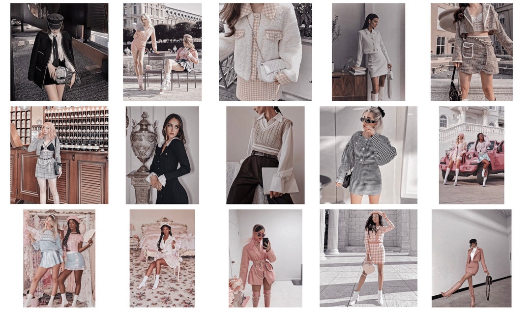 93 Pcs Classy Casual Moodboard Stylish Wall Collage Kit Luxury - Etsy