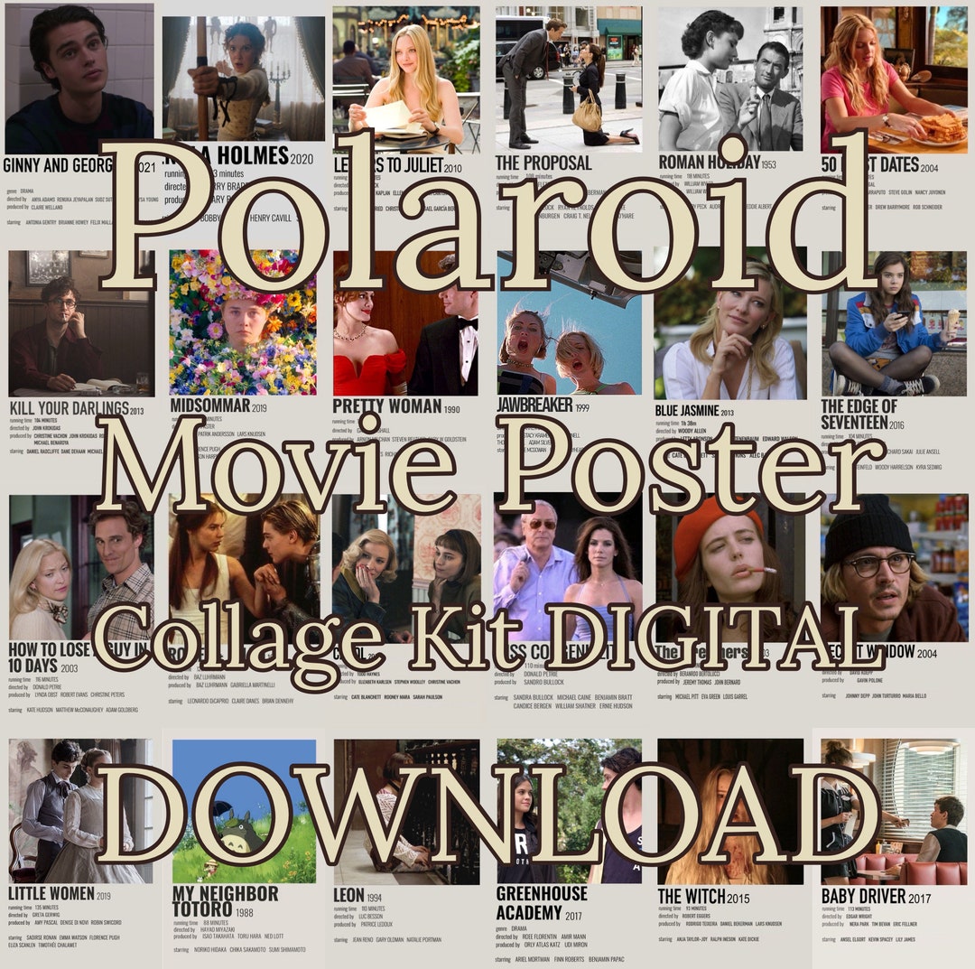 109 Pcs Minimal and Stylish Accent Wall Poster Kit Movie Pack ...