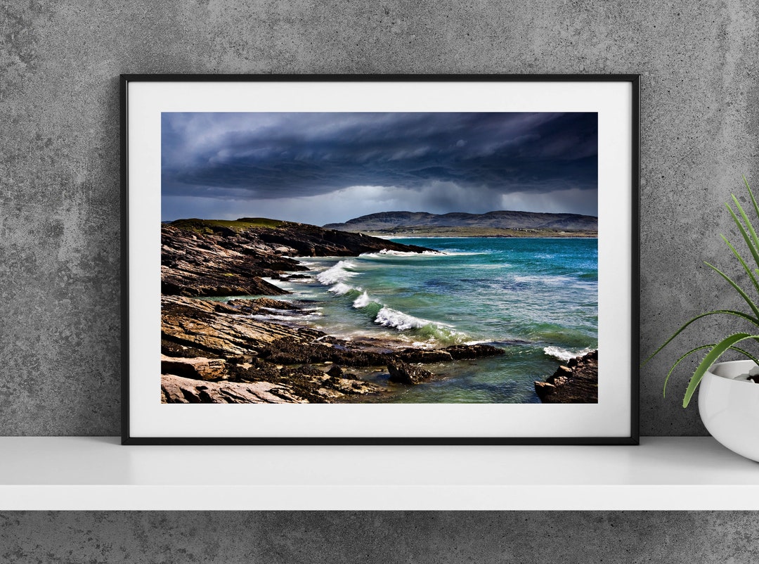 Printable Donegal Ireland Photography Poster - Atlantic Waves - Digital ...