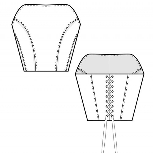 Corset Pattern Blocks PDF Download Immediately Size 10 to 18 - Etsy