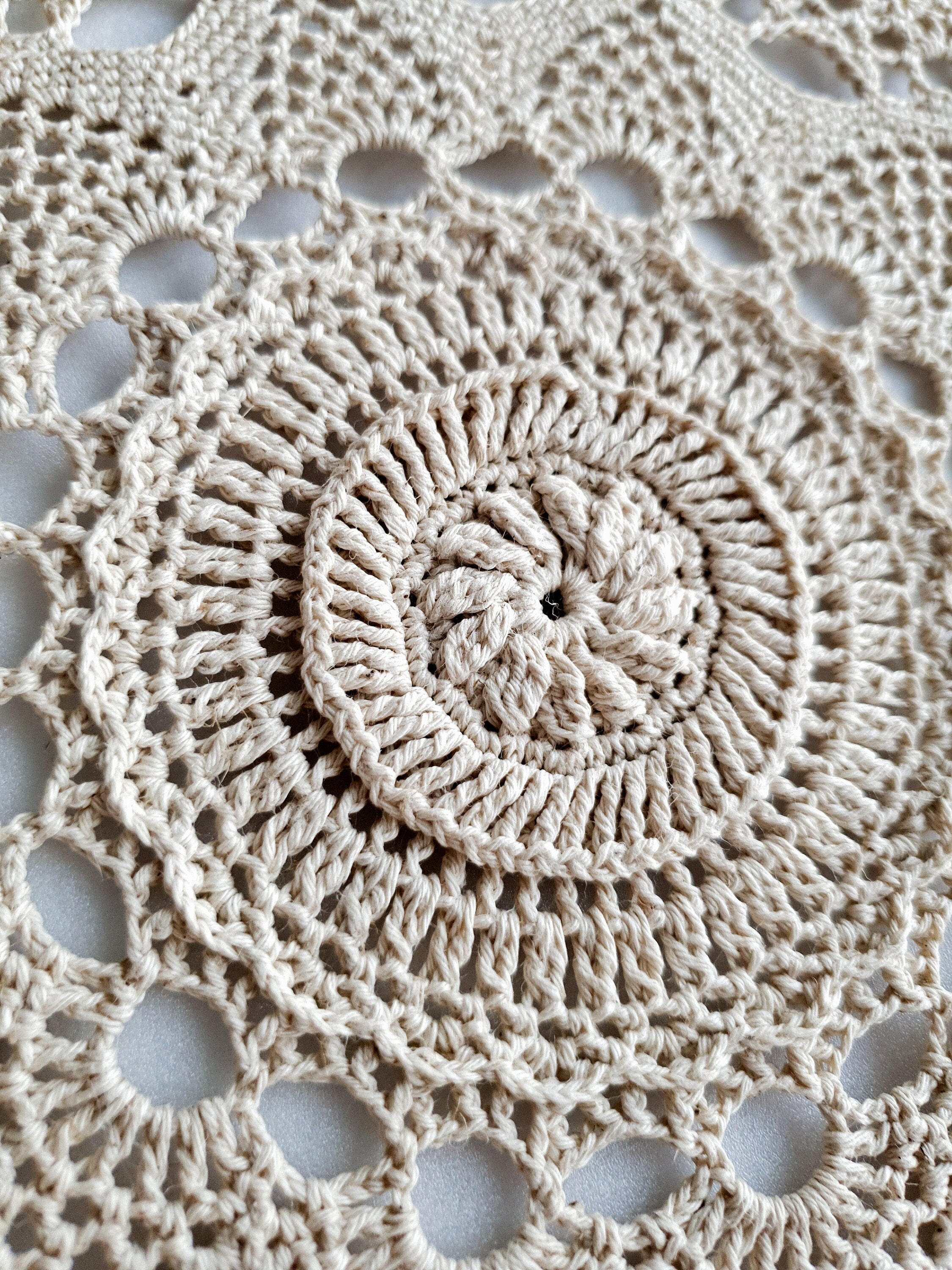 14 Large Round Doily, Table Centerpiece Crochet, Province Style Home ...