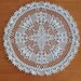 23,6 Inch. Large Round Doily, Cream Doily, Table Decor, Snow Queen ...