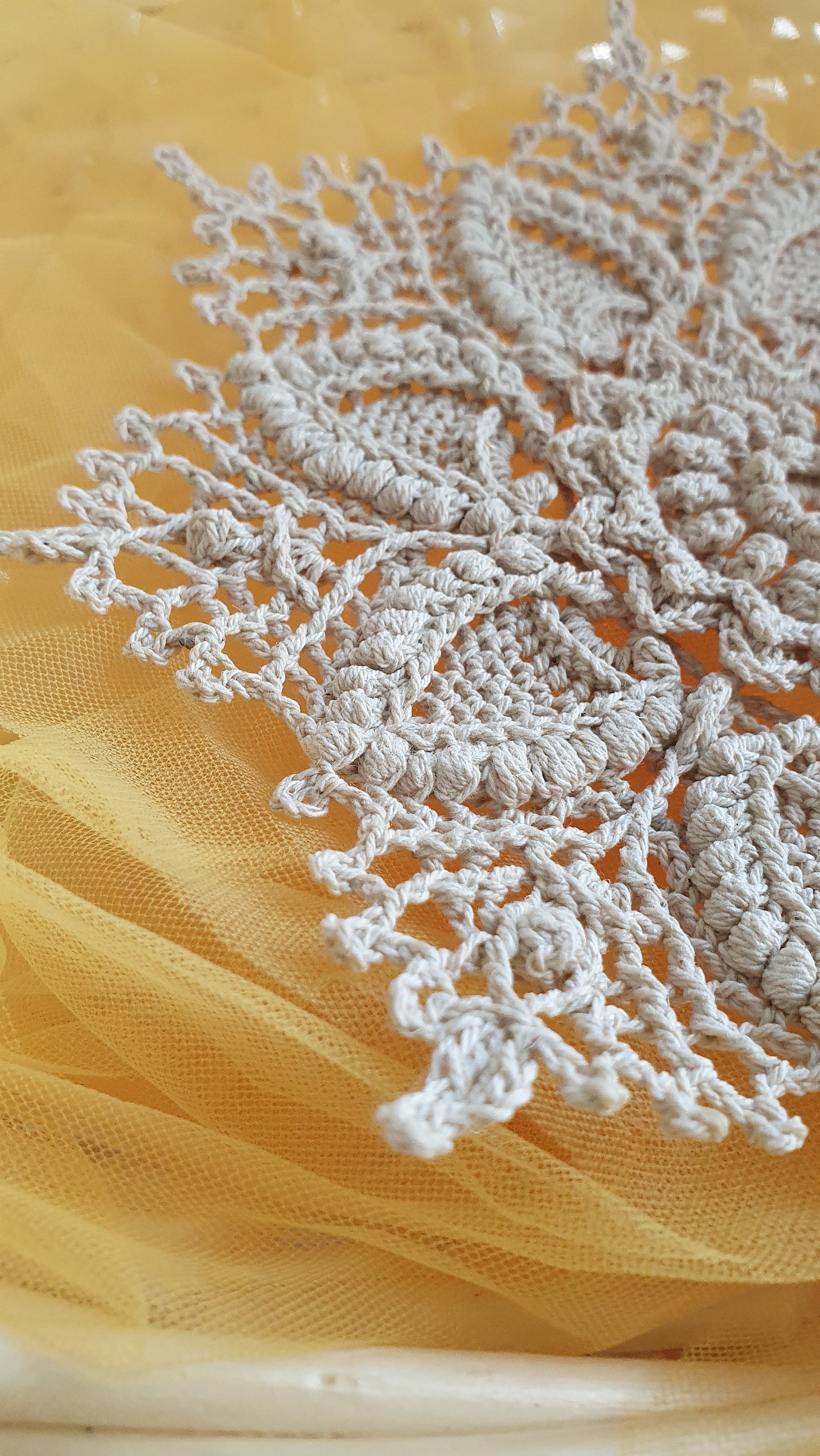7 Small Textured Doily, Round Doily Ctochet, Off-white Doily, Table ...