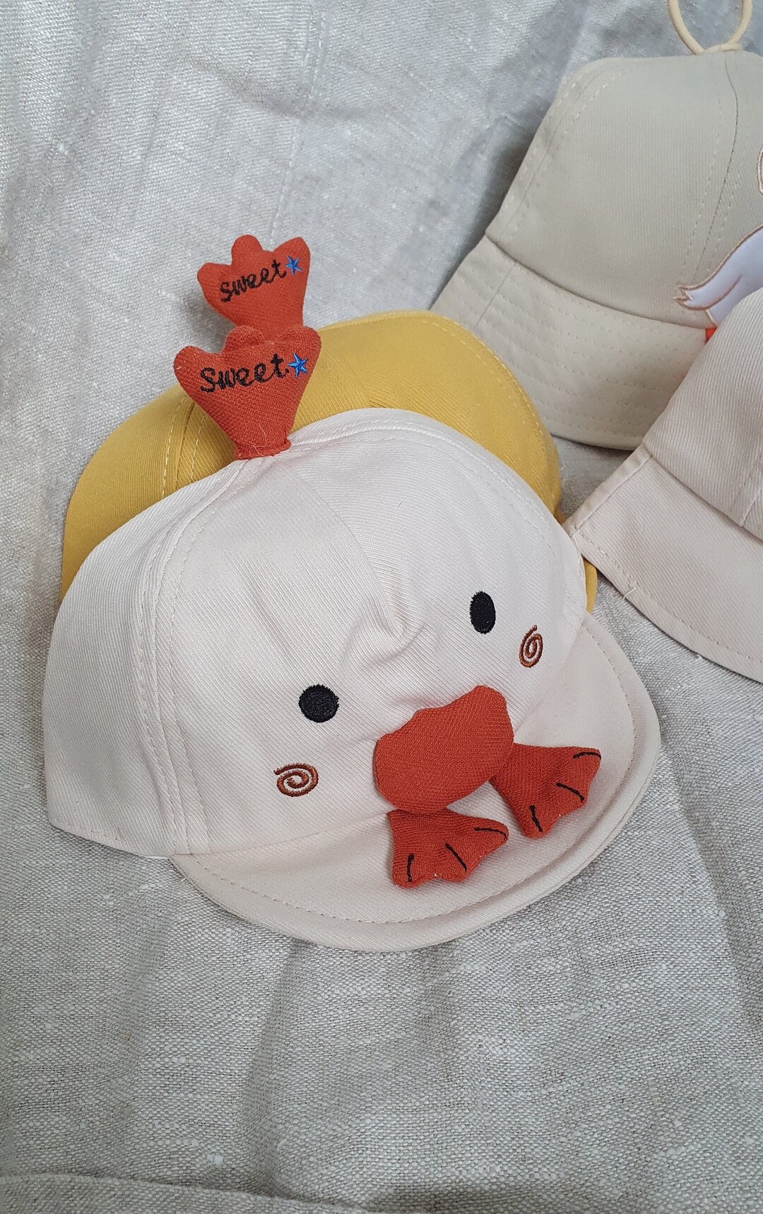 Goose Cap, Goose Sun Hat, Goose Baby Bucket Hat, Duckling Bucket Hat ...