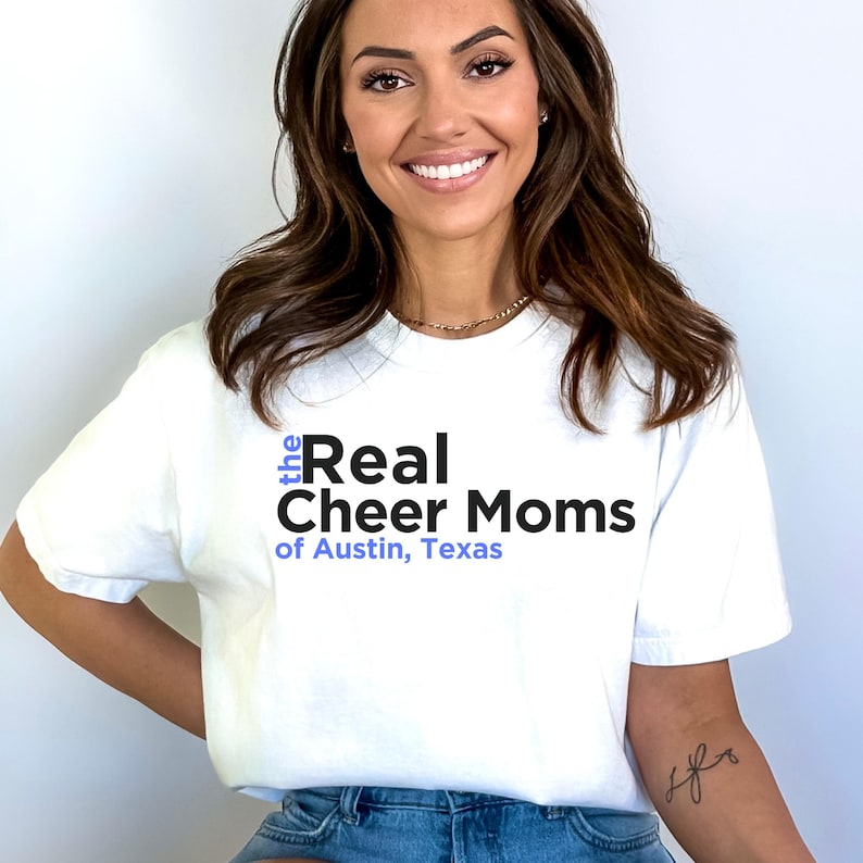 The Real Cheer Moms T-shirt in Comfort Colors® Neutrals | Cheer Mom ...