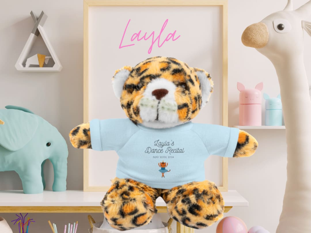 Custom Dance Jaguar Stuffie for Young Dancers | First Dance Recital ...
