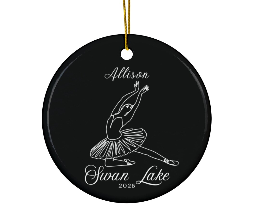 Personalized Swan Lake Ornament | Swan Lake Ballet Ornament | Swan Lake ...