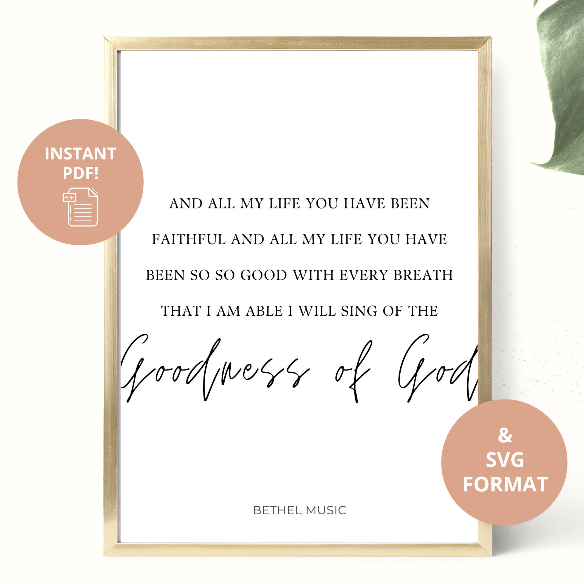 Goodness of God Sign Print Poster, Goodness of God Digital Banner Wall ...